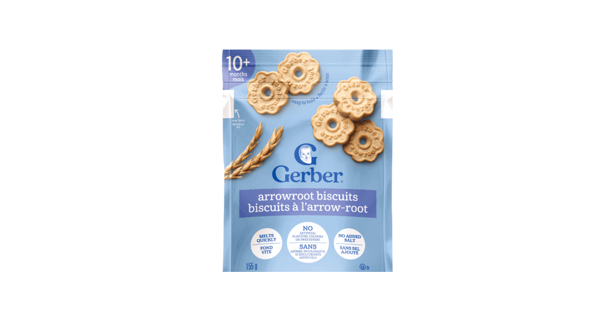 Biscuits à l'arrow-root Gerber® | Nestlé Bébé & moi